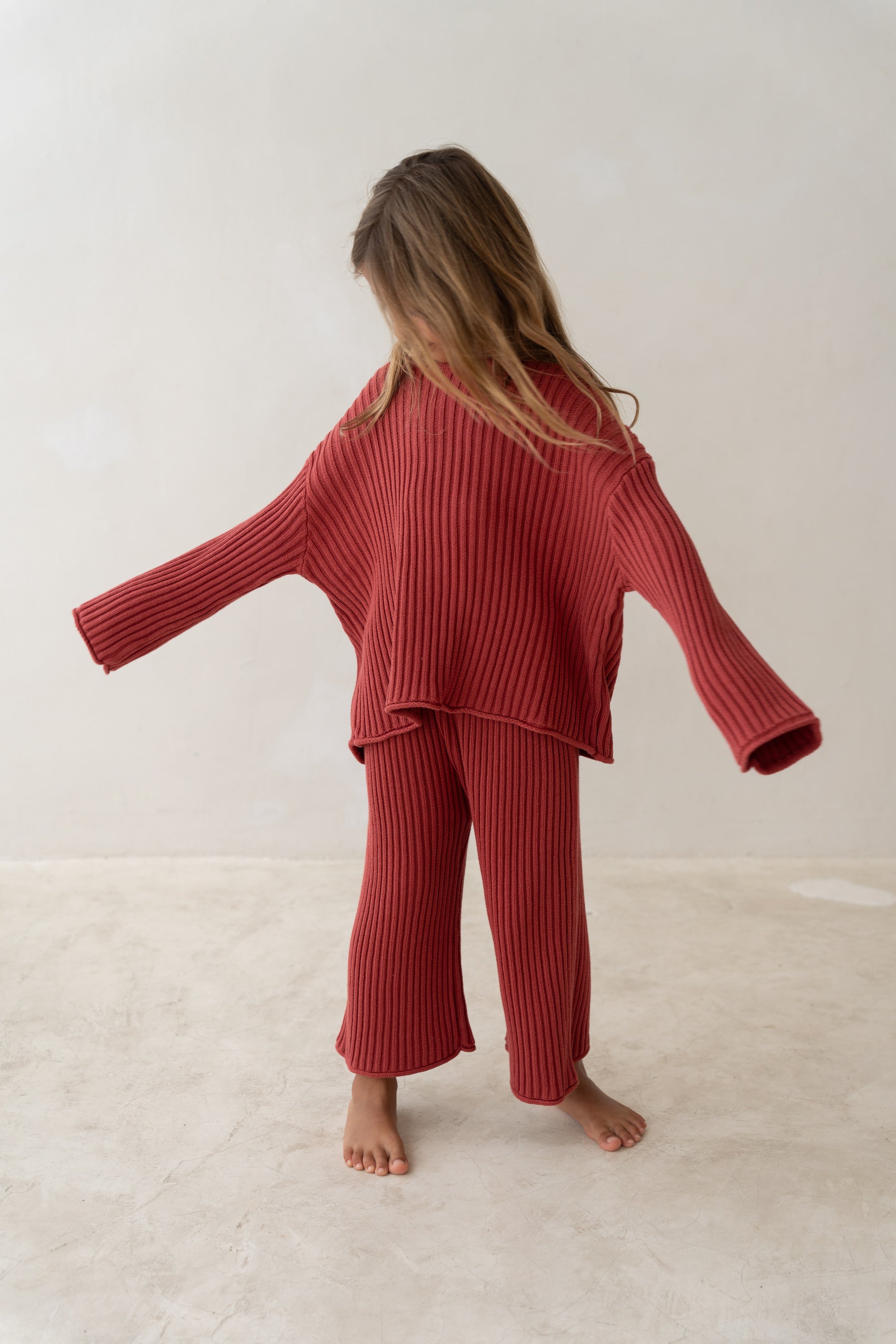 Illoura the Label Essential Knitwear Jumper | Brick – child(ish)